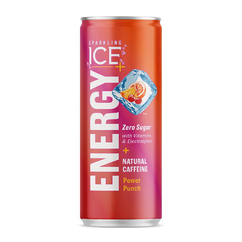 Sparkling Ice مشروب طاقة بطعم البرتقال والكرز بدون سكر مدعم ...
